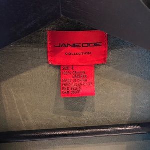 Jane Doe | Jackets & Coats | Jane Doe Collection Olive Green Nubuck ...